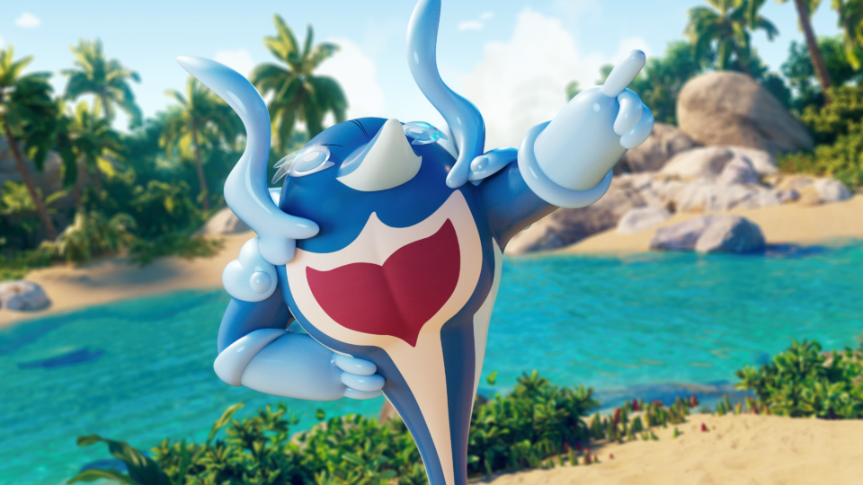 Pokemon 'Bubble Beam Berry Blast' - Nathan Love